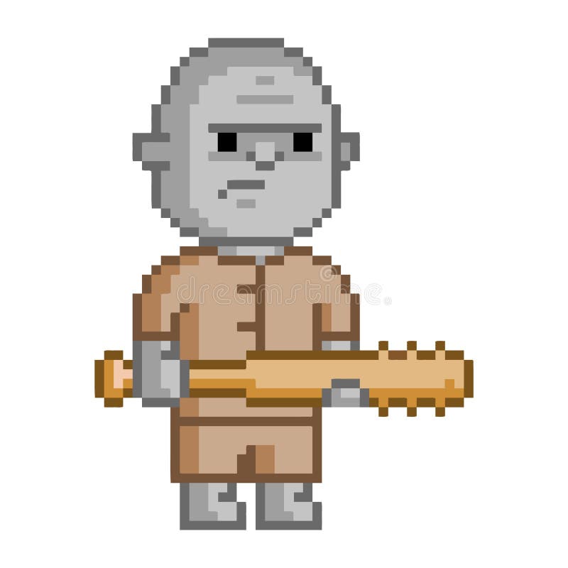 Pixel Troll for 8 Bit Video Game Stock Vector - Illustration of pixel ...