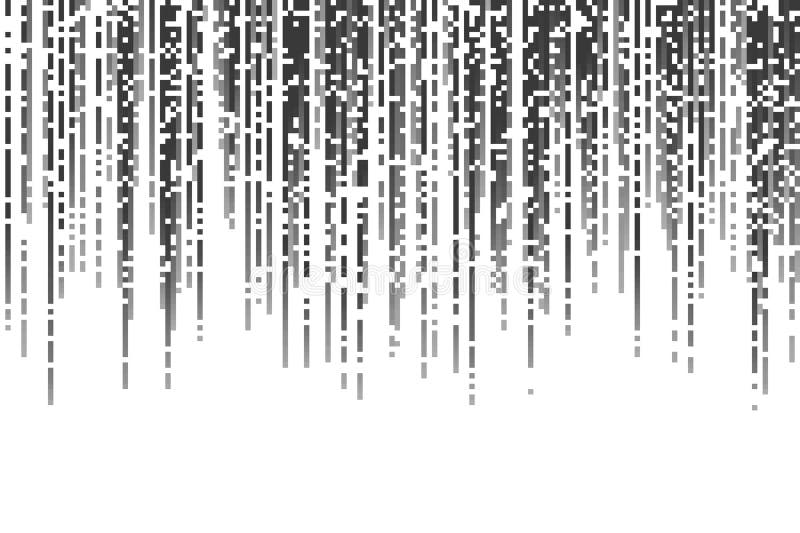 Pixel Vector Pattern. Gradient Horizontal Speed Lines with Halftone ...