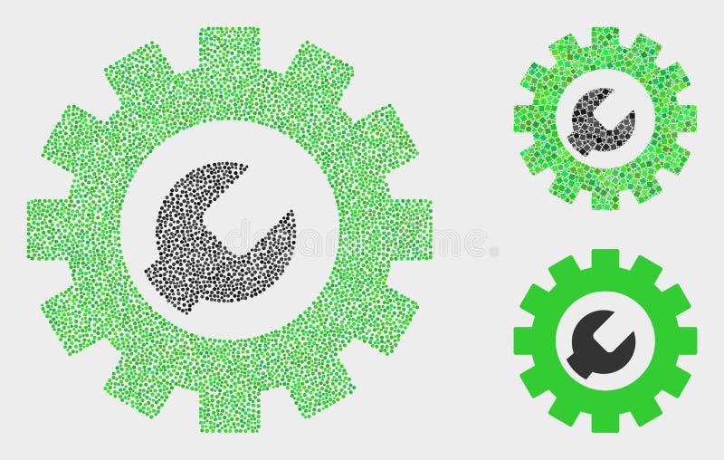 Pixel Vector Setup Tools Icons Stock Vector - Illustration of mechanic ...