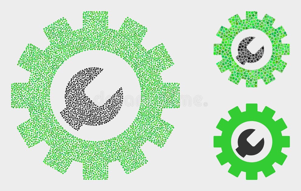 Pixel Vector Setup Tools Icons Stock Vector - Illustration of mechanic ...