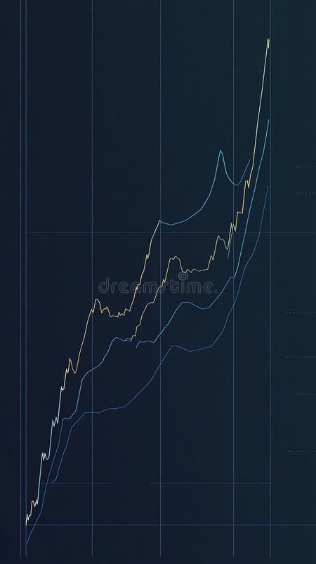 Pixel Visual of Inflation Vs. Purchasing Power in a Line Chart Stock ...
