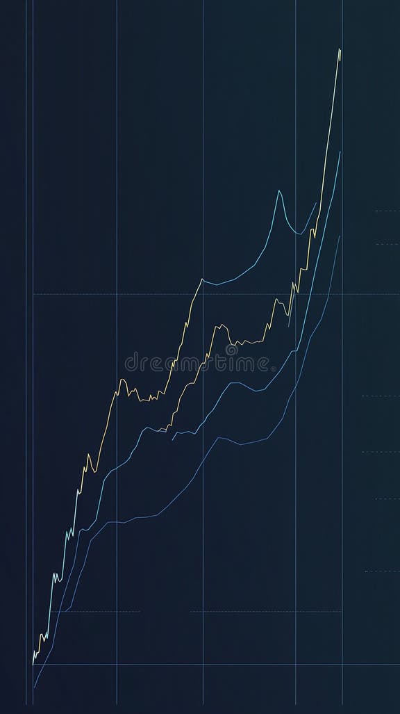 Pixel Visual of Inflation Vs. Purchasing Power in a Line Chart Stock ...