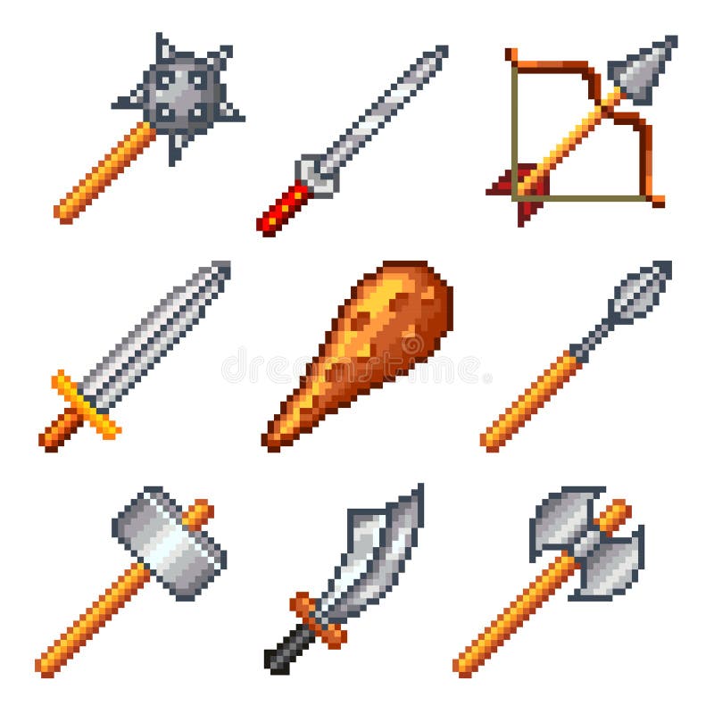 Pixel Archery Stock Illustrations – 299 Pixel Archery Stock ...