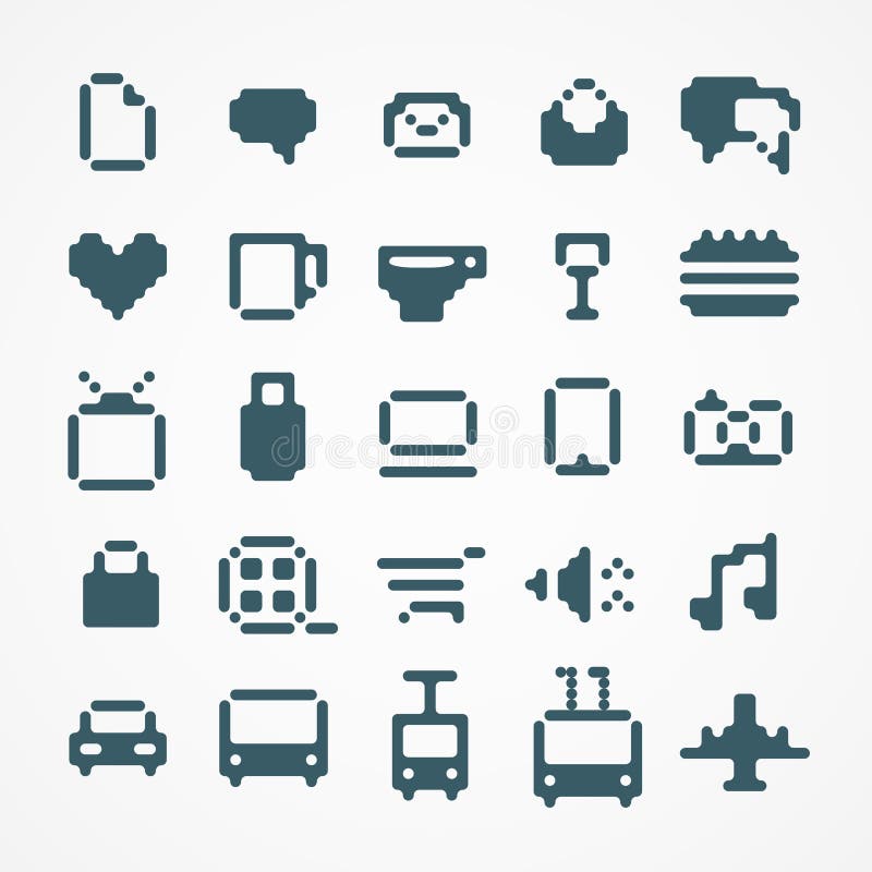 Internet Pixel Icons Stock Illustrations – 8,832 Internet Pixel Icons ...