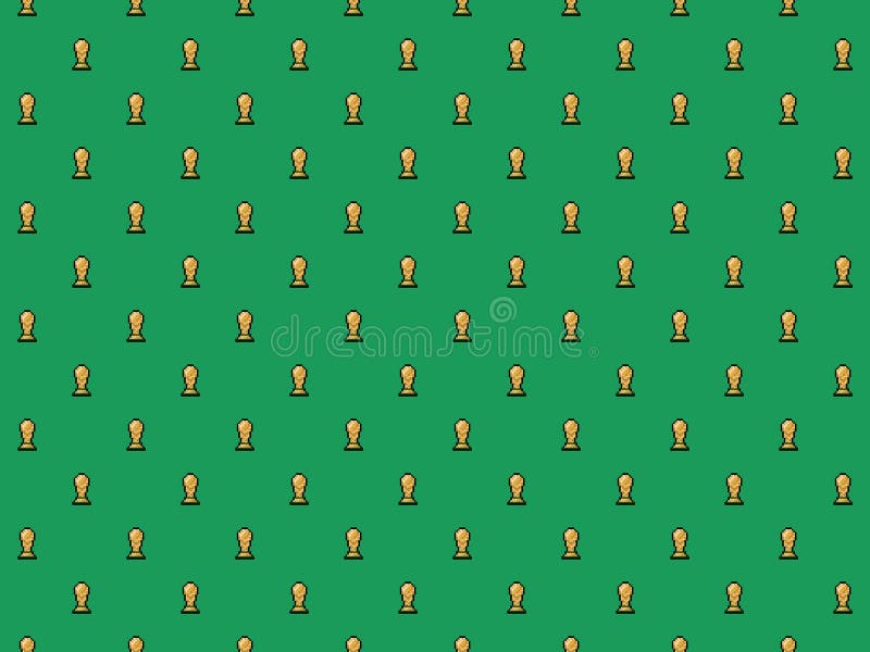 Pixel World Cup - Isolated 8 Bit Vector Stock Vector - Illustration of ...