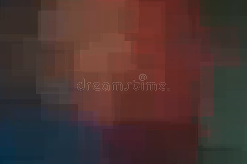 Pixelated Abstract Background with Blurred Color Blocks Stock ...