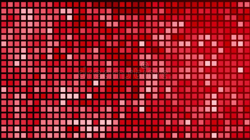 Pixelated Background Randomly Changing the Colors of Pixels and Squares ...