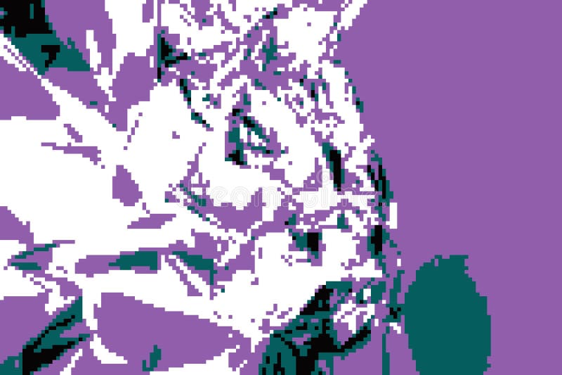 Pixelated 8 Bit Square Abstract Background High Resolution JPG Image ...