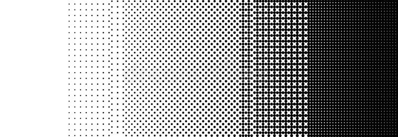 Pixelated Bitmap Gradient Texture. Black and White Dither Pattern ...