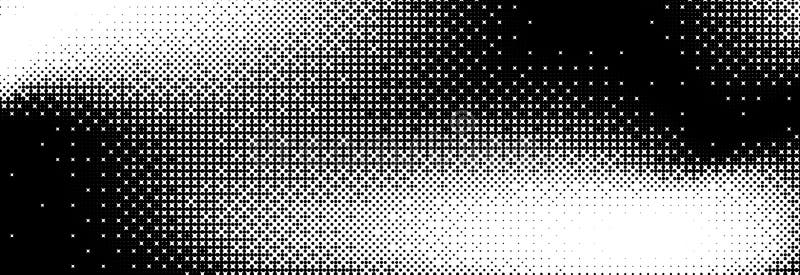 Pixelated Bitmap Grunge Gradient Texture. Black Dither Pattern ...
