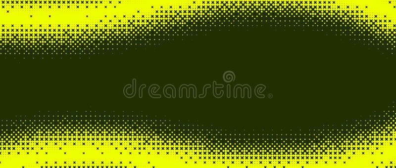 Pixelated Bitmap Wave Gradient Texture. Yellow Green Dither Pattern ...