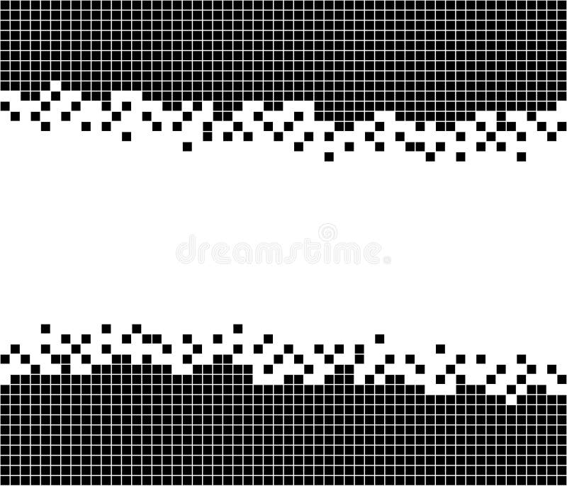 Pixelated Black N White Pattern Design Vector. Qr Code Pattern ...