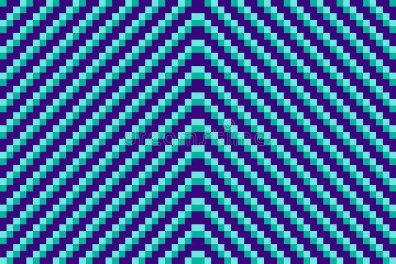 Pixelated Blue Stripes Pattern Background Stock Illustration ...