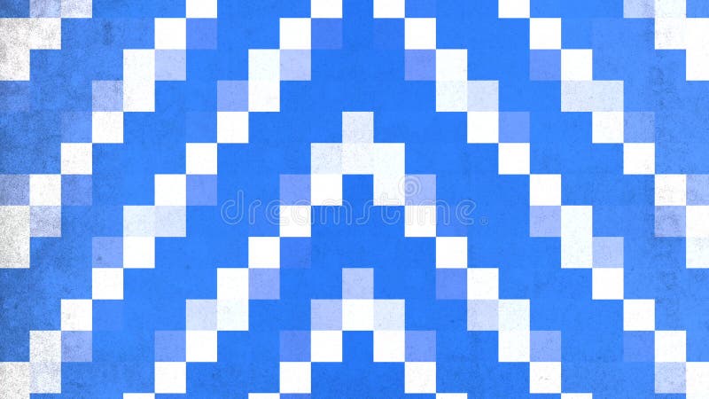 Pixelated Blue and White Pattern - Unclear Representation Stock Video ...