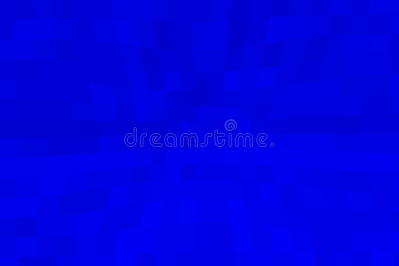 Pixelated and Blurred Blue Squares on a White Background with Copy ...