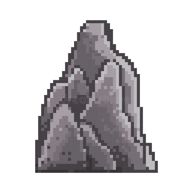 Pixel Art Rock Stock Illustrations – 2,489 Pixel Art Rock Stock ...
