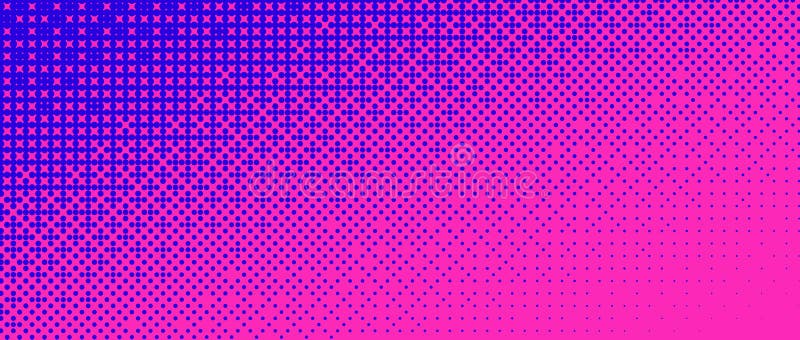 Pixelated Corner Gradient Texture. Blue and Pink Dither Diagonal ...