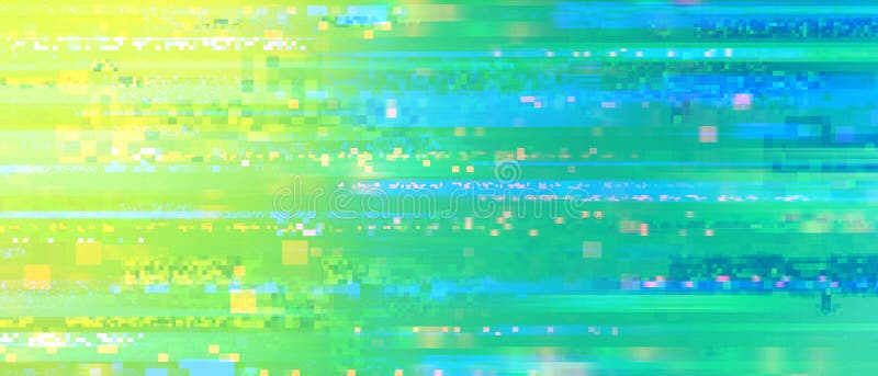 Pixelated crashed screen stock illustration. Illustration of ...