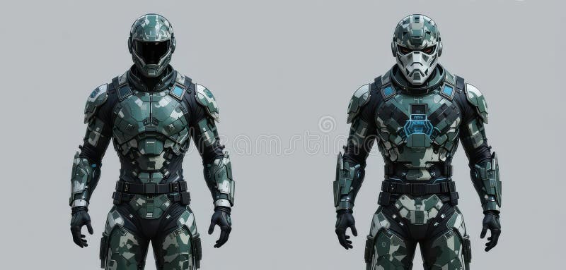 Pixelated Digital Camouflage Modern Tech Design with Geometric Shapes ...