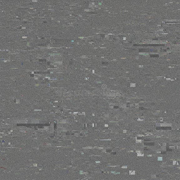 A Pixelated and Distorted Image of Static, Resembling a Digital Glitch ...