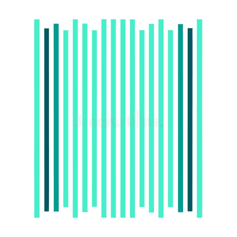 Pixelated Distortion - Teal Lines in a Glitched Display Stock ...