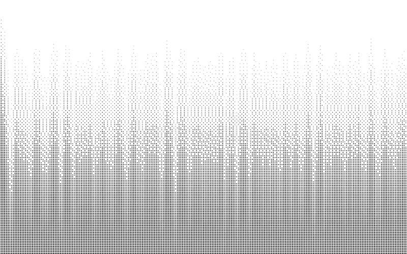 Pixelated Dither Pattern Bitmap Faded Gradient Texture Halftone, Pixel ...