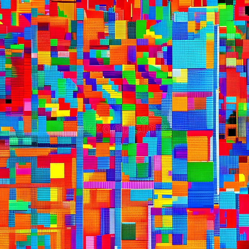 Pixelated Dreams: an Abstract Representation of Dreams, Created with ...