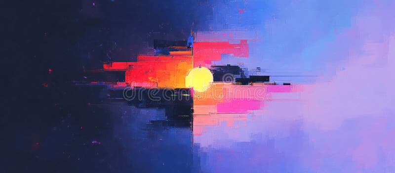 Pixelated Explosion: a Mesmerizing and Dynamic Showcase of Glitch ...