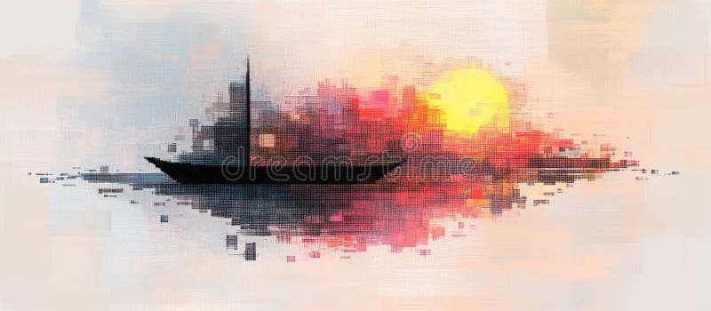 Pixelated Explosion: a Mesmerizing and Dynamic Showcase of Glitch ...