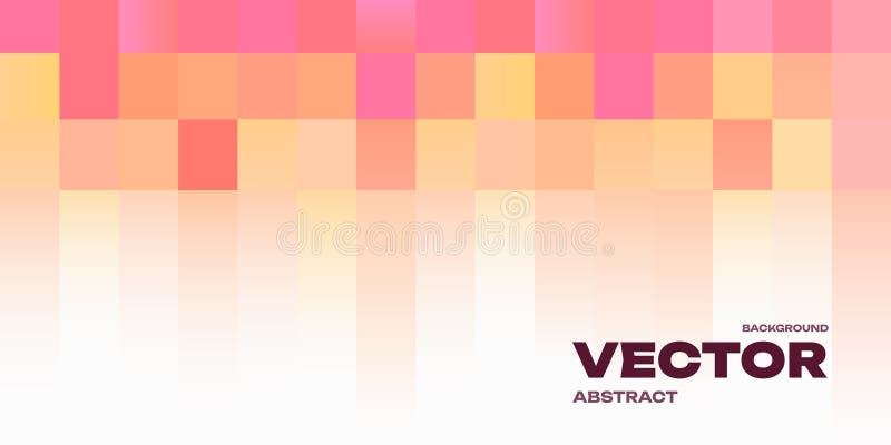 Pixelated Gradient Background with Warm Tones. Stock Illustration ...