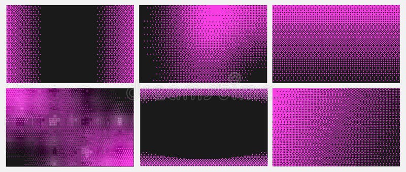 Pixelated Gradient Bitmap Frame Background. Y2K Aesthetics Texture ...