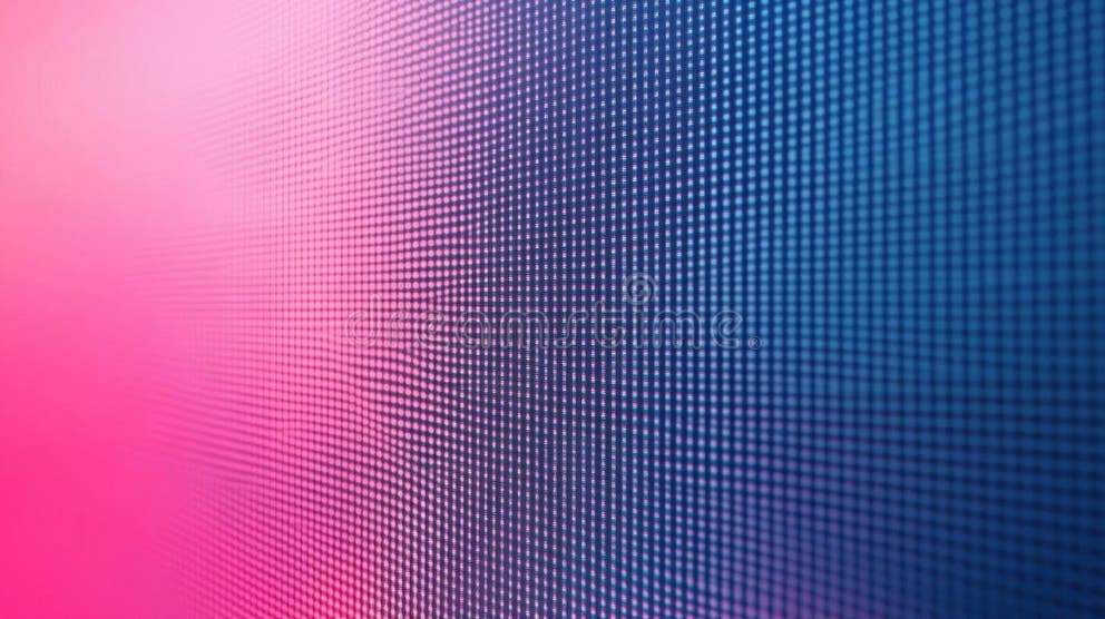 Pixelated Grid, Creates a Futuristic Ambiance with Dot Matrix Display ...