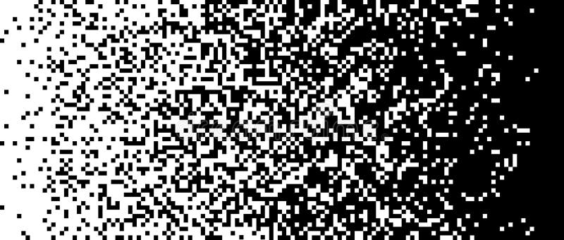 Halftone Pixelated Gradient Background. Faded Square Particles Texture ...