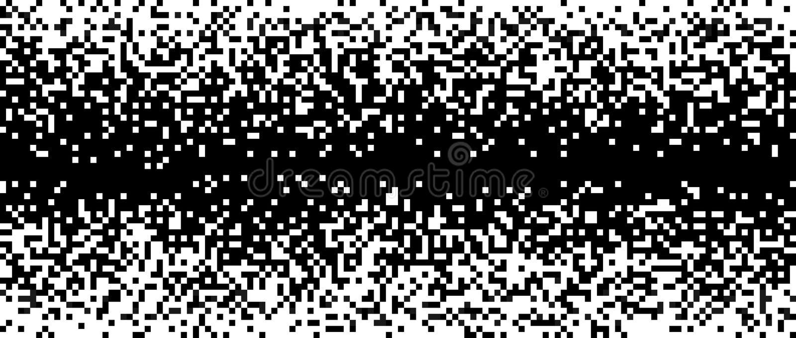 Fading Pixelated Pick Frame. Radial Rose Noise Grain Texture ...