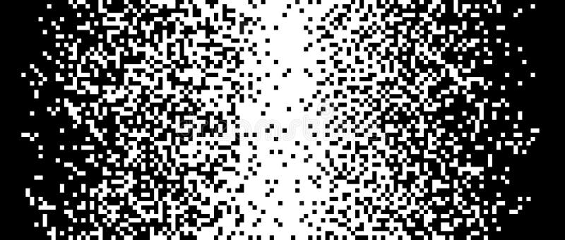 Halftone Pixelated Gradient Background. Faded Square Particles Texture ...
