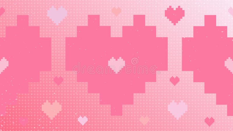 Pixelated Heart Pattern Stock Illustrations – 581 Pixelated Heart ...