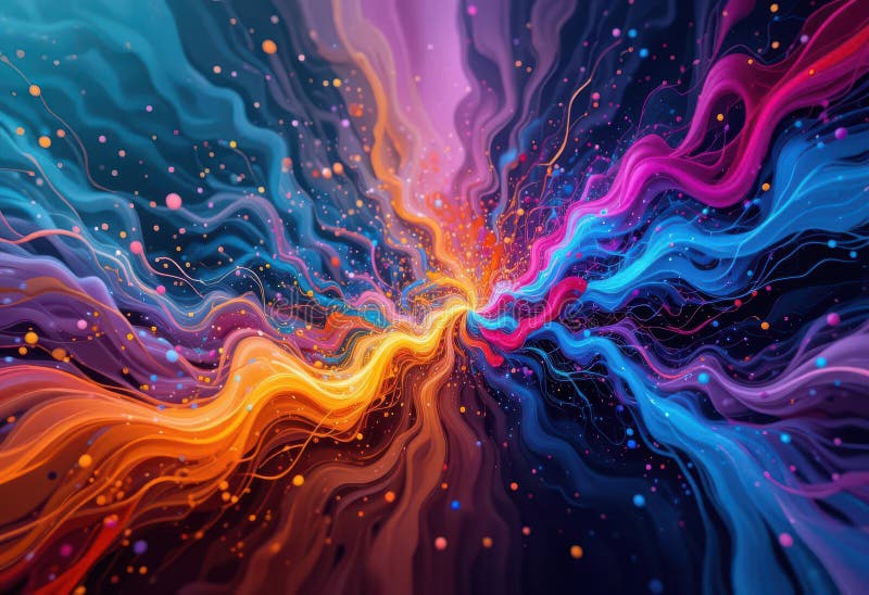 Pixelated Innovation Vibrant Digital Art and Gradients Showcase Collaborative Expression Stock ...