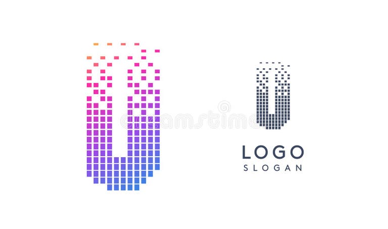 D Pixelated Letter Stock Illustrations – 39 D Pixelated Letter Stock ...