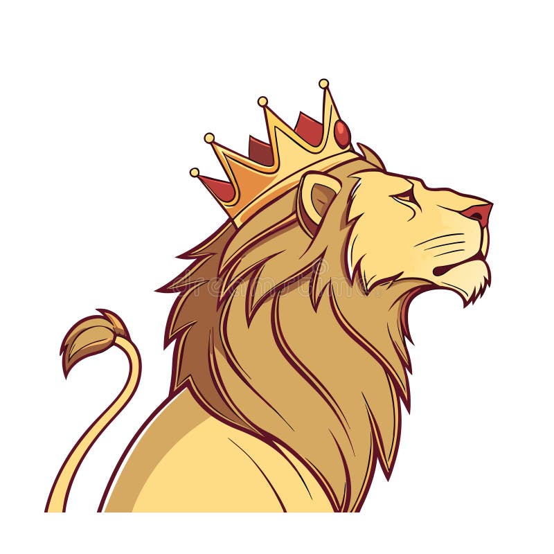 Pixelated Lion King Cartoon Vector NFT Design Stock Vector ...