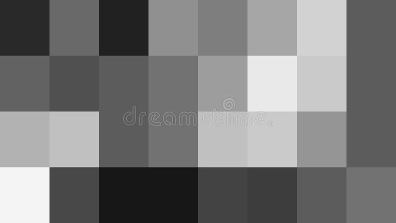 Pixelated Mosaic Black and White Background Stock Video - Video of ...