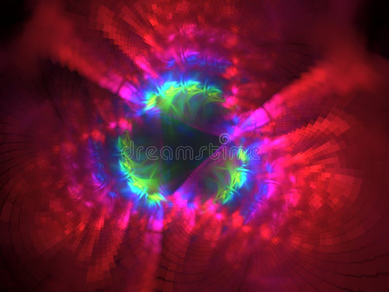 Pixelated Multicolor Flashy Abstract Background Stock Illustration ...
