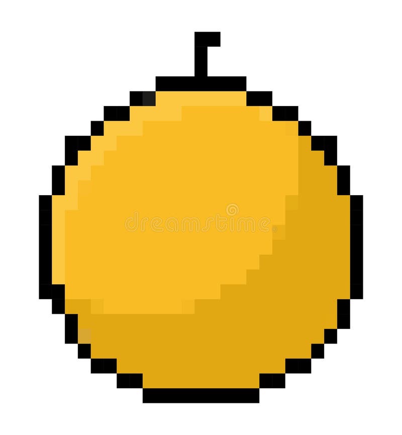 Pixelated Orange Art Background Wallpaper Stock Illustration ...