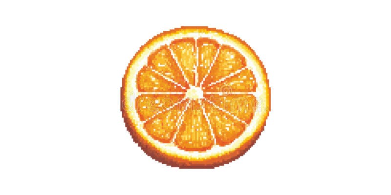 Pixelated Orange Art Background Wallpaper Stock Illustration ...