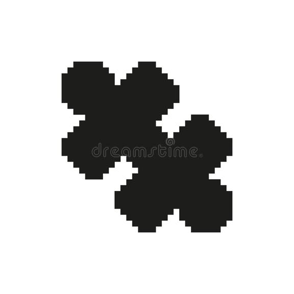 Pixelated Puzzle Icon. Symbol of Logic, Connection, and Problem Solving ...