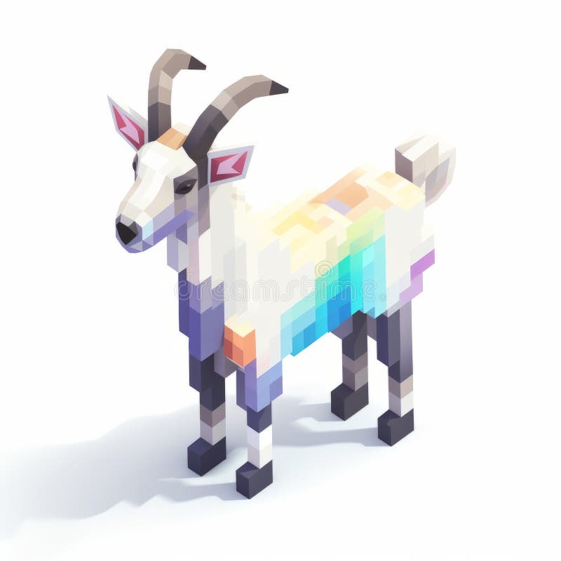 Pixelated Rainbow Goat: Isometric Multilayered Surfaces with Delicate ...