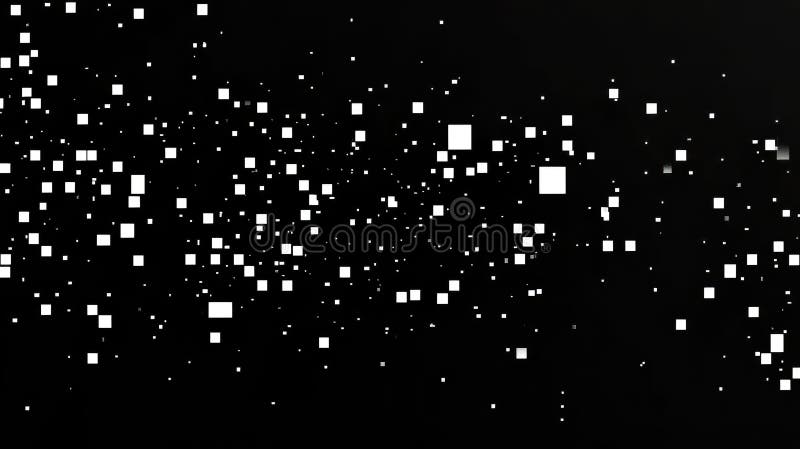 Pixelated Retro Black and White Static Background - Seamless Looping ...