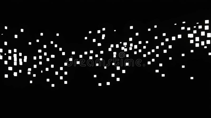 Pixelated Retro Black and White Static Background - Seamless Looping ...