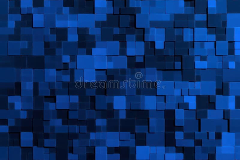 Pixelated Retro Game Background in Black and Blue with Static and Noise ...