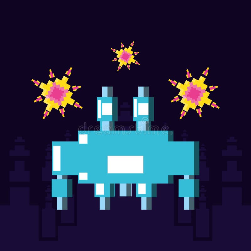 Flying Game Island Platform Vector Illustration Stock Illustration ...