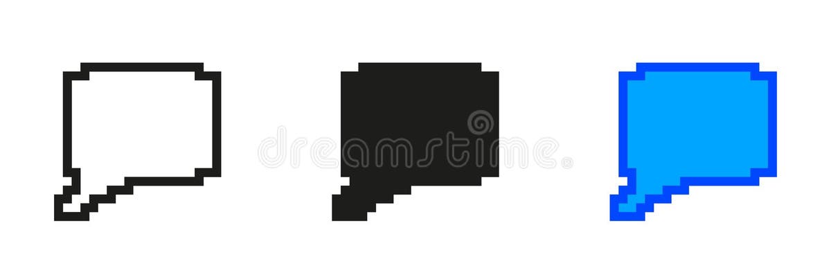 Pixelated Speech Stock Illustrations – 1,202 Pixelated Speech Stock ...